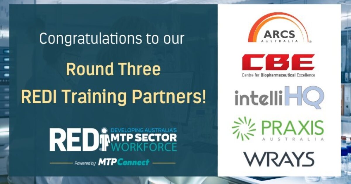 MTPConnect's REDI… - Centre for Biopharmaceutical Excellence